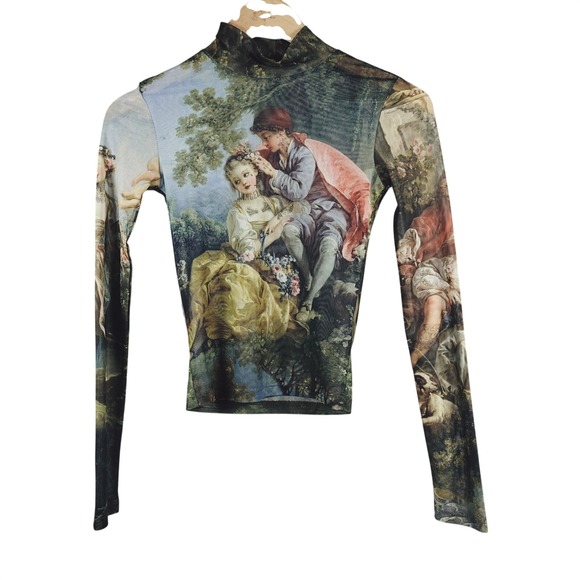 Current Mood | Tops | Dolls Kill Current Mood Da Vincis Demons Mock ...